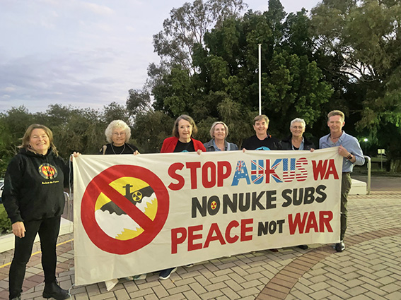 Protest as Cockburn backs AUKUS | Fremantle Herald Interactive