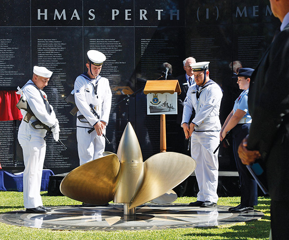 HMAS Perth memorial opens | Fremantle Herald Interactive